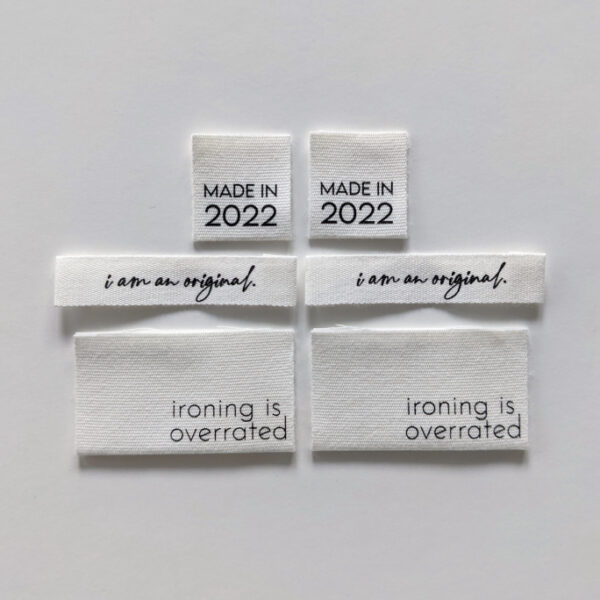 One of a Kind, Just Like You | Cotton Luxe Labels – Intensely Distracted