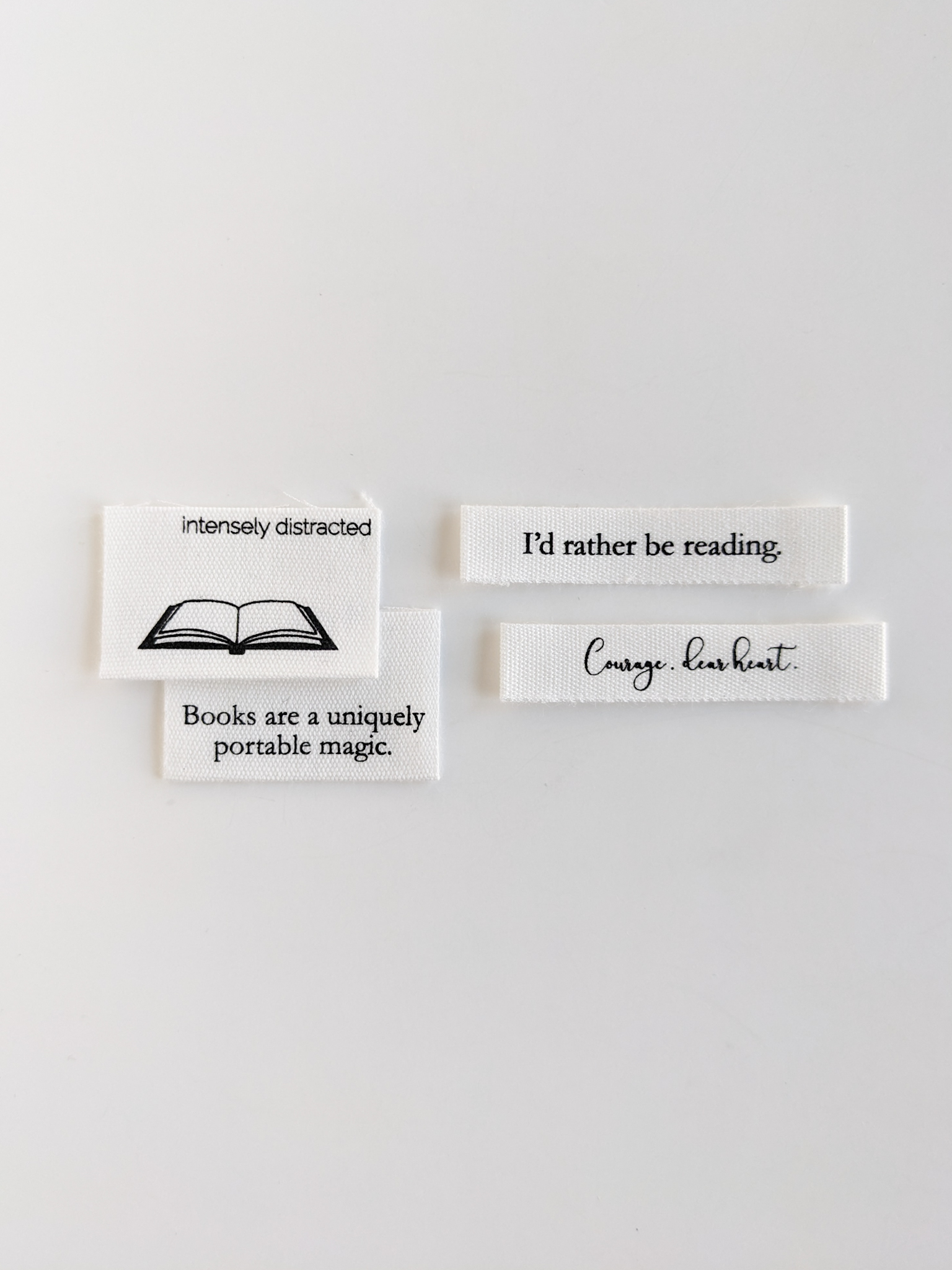 Bookish Series | Cotton Luxe Labels – Intensely Distracted