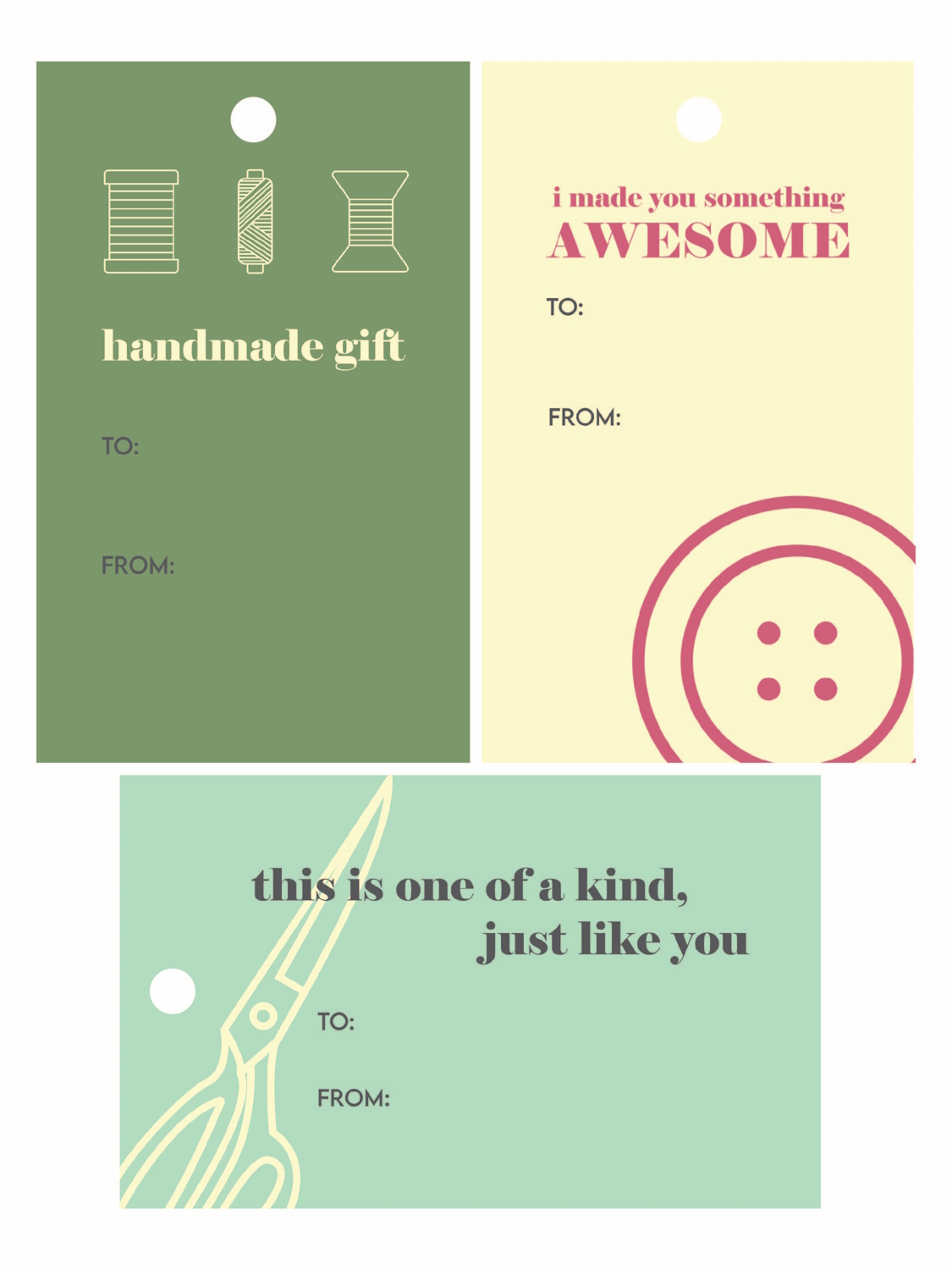 Gift Tags | 6 pack – Intensely Distracted